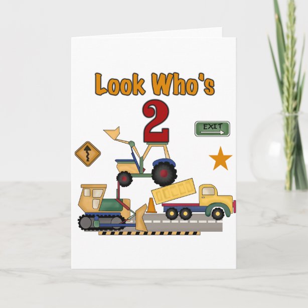 Construction Birthday Cards | Zazzle UK