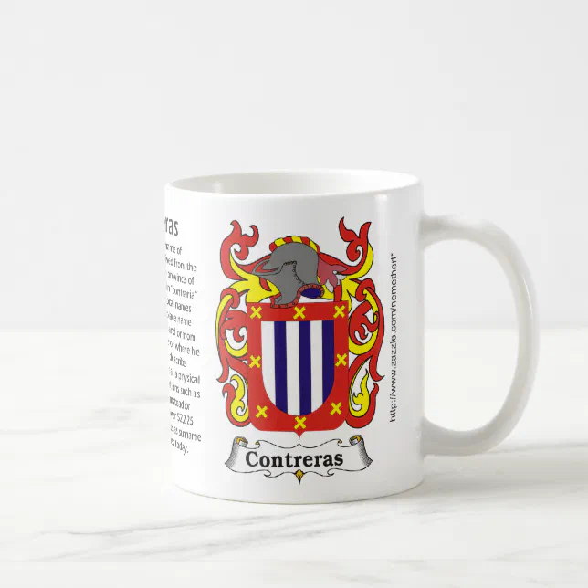 Contreras Family Coat of Arms mug | Zazzle