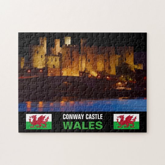 CONWAY CASTLE, WALES JIGSAW PUZZLE | Zazzle.co.uk
