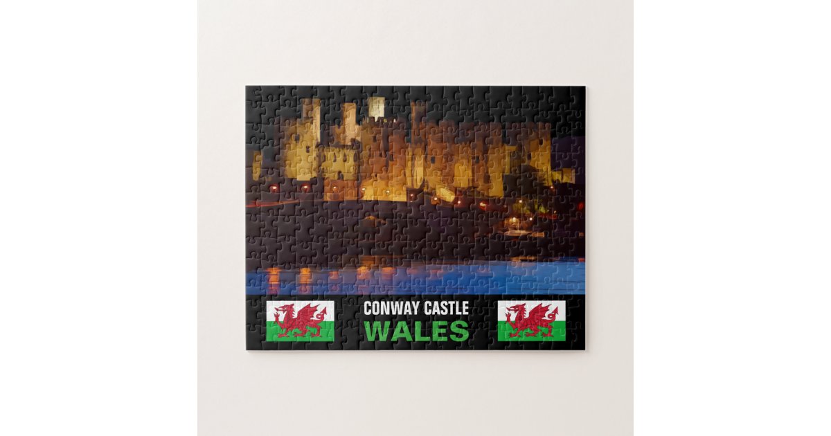 CONWAY CASTLE, WALES JIGSAW PUZZLE | Zazzle