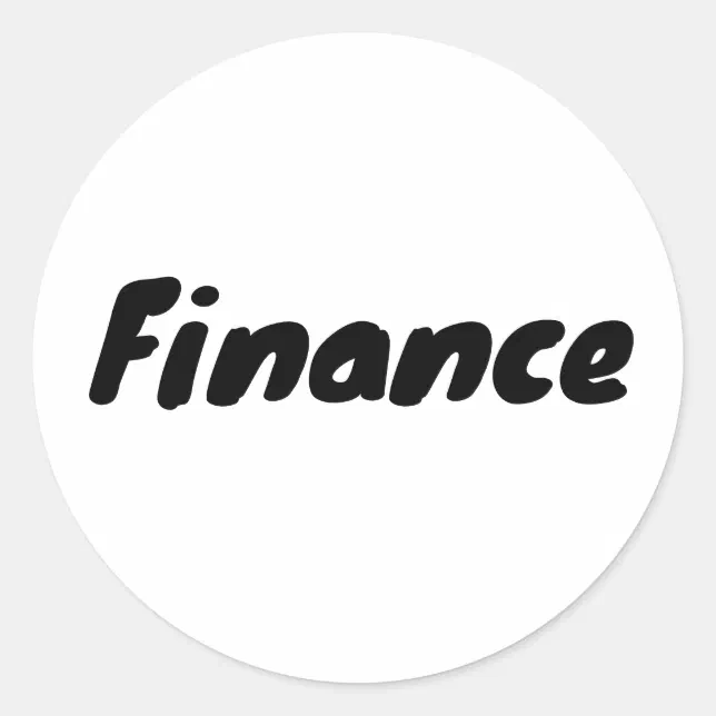 Cool Finance Department Stickers | Zazzle