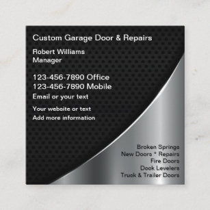 Garage Door Business Cards