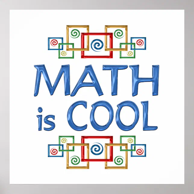 Cool Math Poster | Zazzle