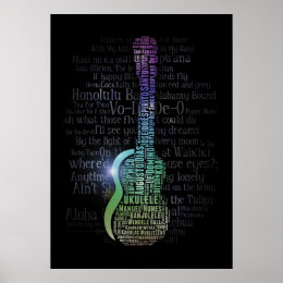 Ukulele Posters & Prints | Zazzle UK
