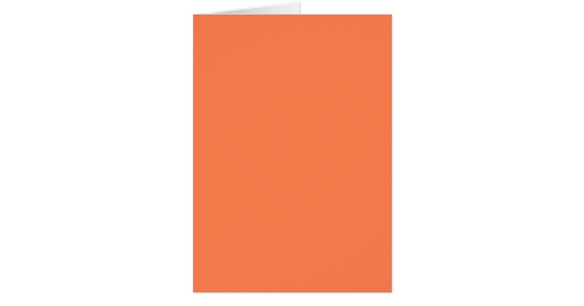 Coral (Orange Pink) Solid Colour | Zazzle