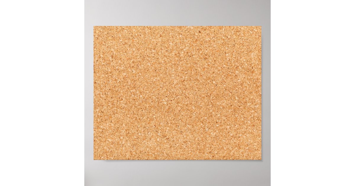 Cork Board Poster | Zazzle