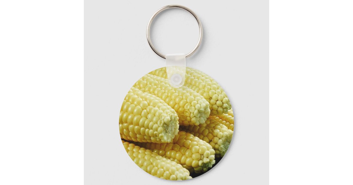 Corn on the Cob Key Ring | Zazzle