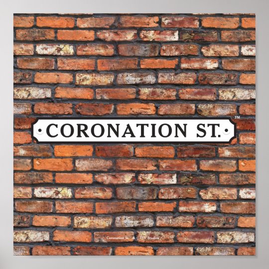 Coronation Street - Sign Poster | Zazzle.co.uk