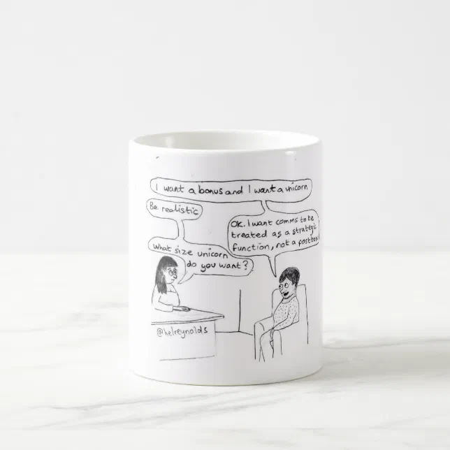 Corporate Communications Unicorn Mug | Zazzle