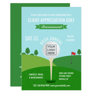 Corporate Golf Invitations & Announcements | Zazzle.co.uk