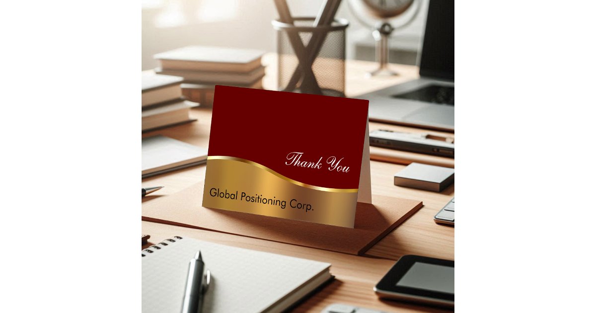 Corporate Thank You Cards | Zazzle
