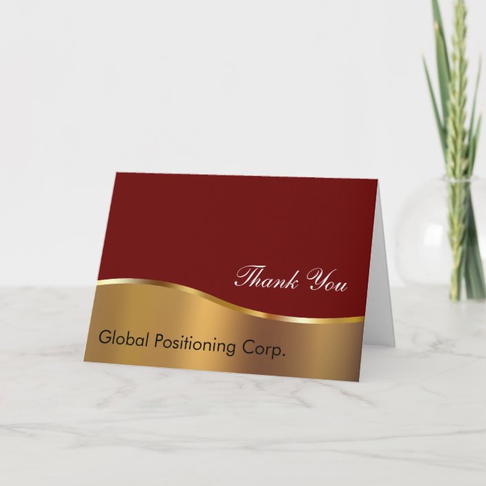 Corporate Thank You Cards | Zazzle.co.uk