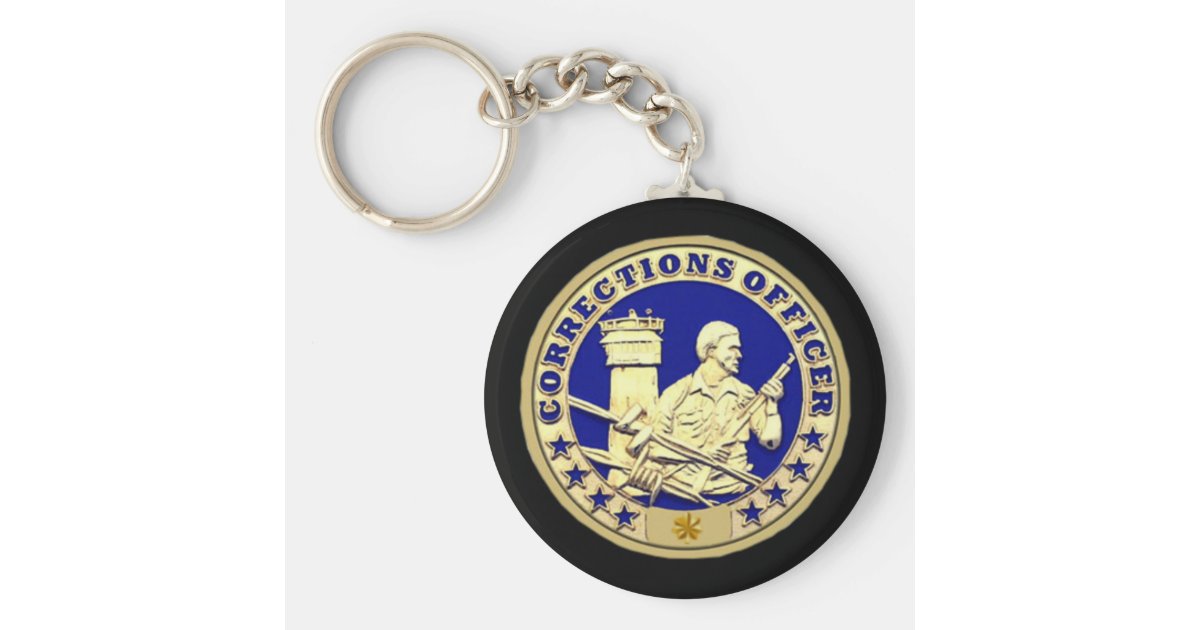Correctional Officer Keychain | Zazzle.co.uk