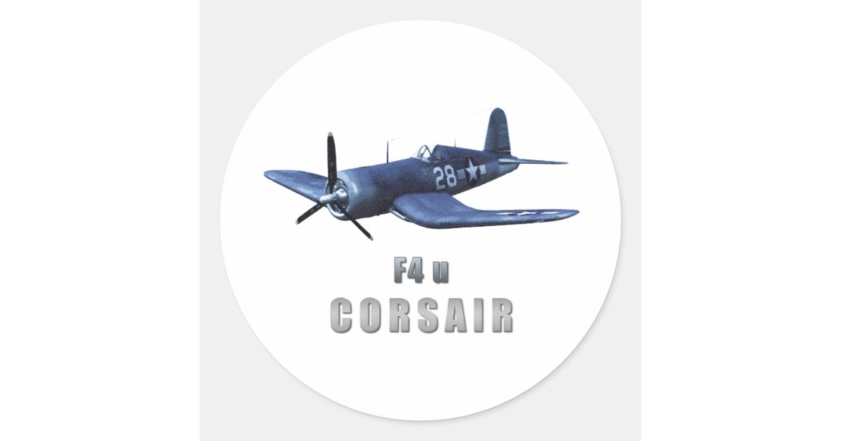 Corsair Classic Round Sticker | Zazzle