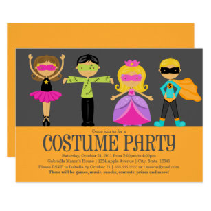 Dress Up Party Invitations & Announcements | Zazzle UK