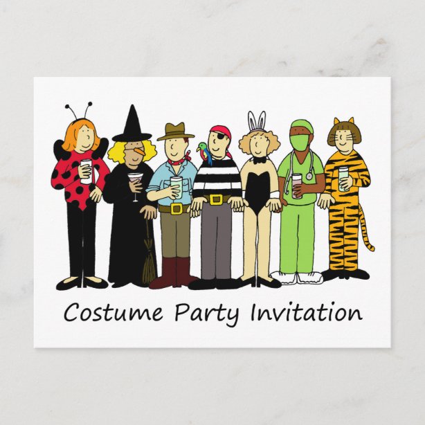 Fancy Dress Party Invitations | Zazzle UK