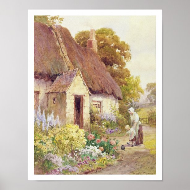 Cottage Posters & Prints | Zazzle UK
