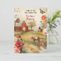 Country Farmland Party Theme Invitation | Zazzle