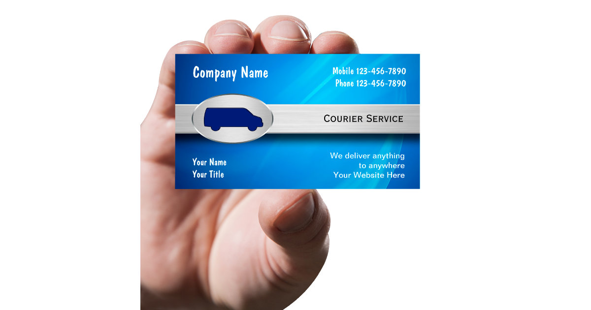 Courier Business Cards | Zazzle