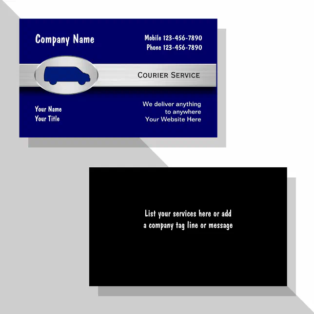 Courier Business Cards | Zazzle