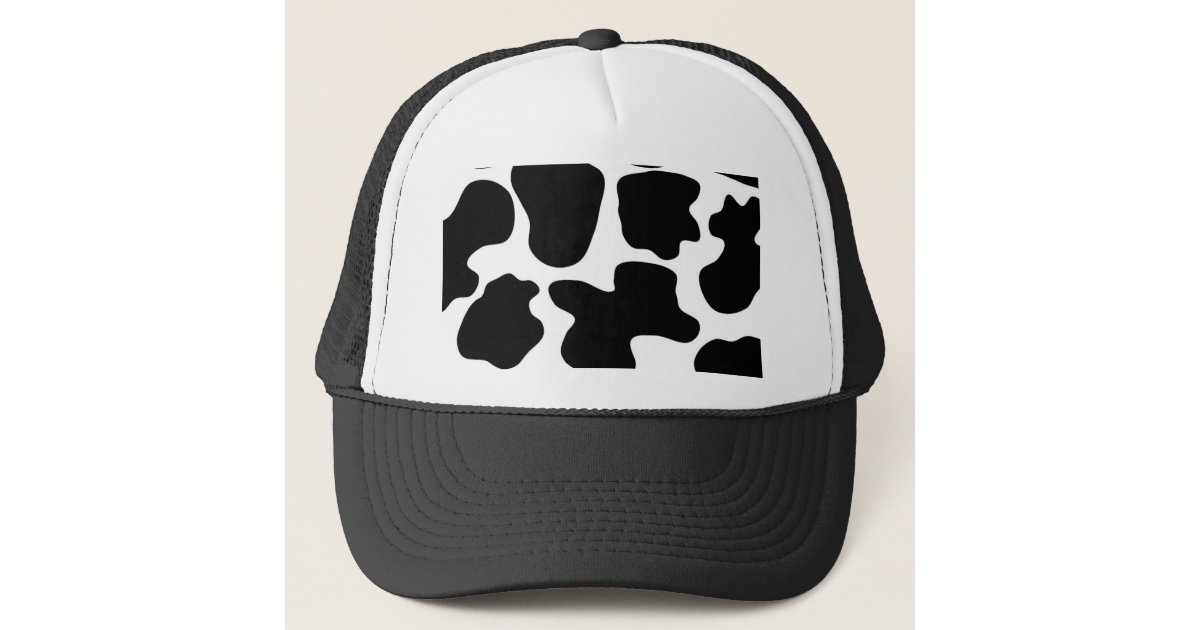 Cow Print Pattern Trucker Hat | Zazzle