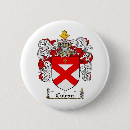 COWAN FAMILY CREST - COWAN COAT OF ARMS 6 CM ROUND BADGE | Zazzle.co.uk