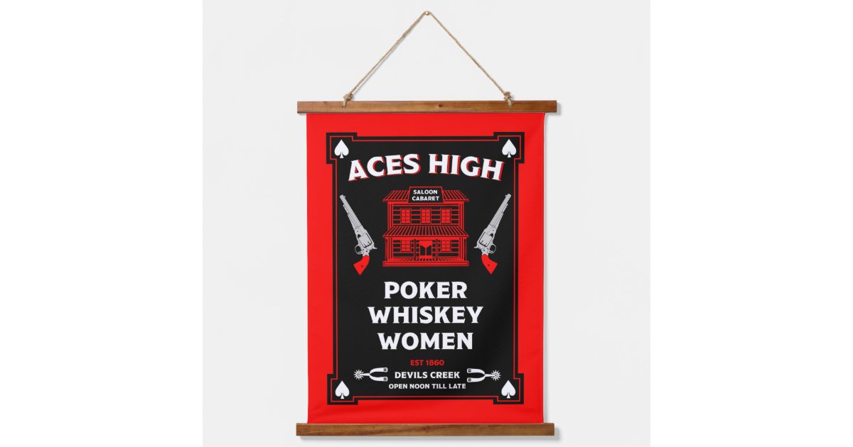 Cowboy American Frontier Saloon Hanging Tapestry | Zazzle