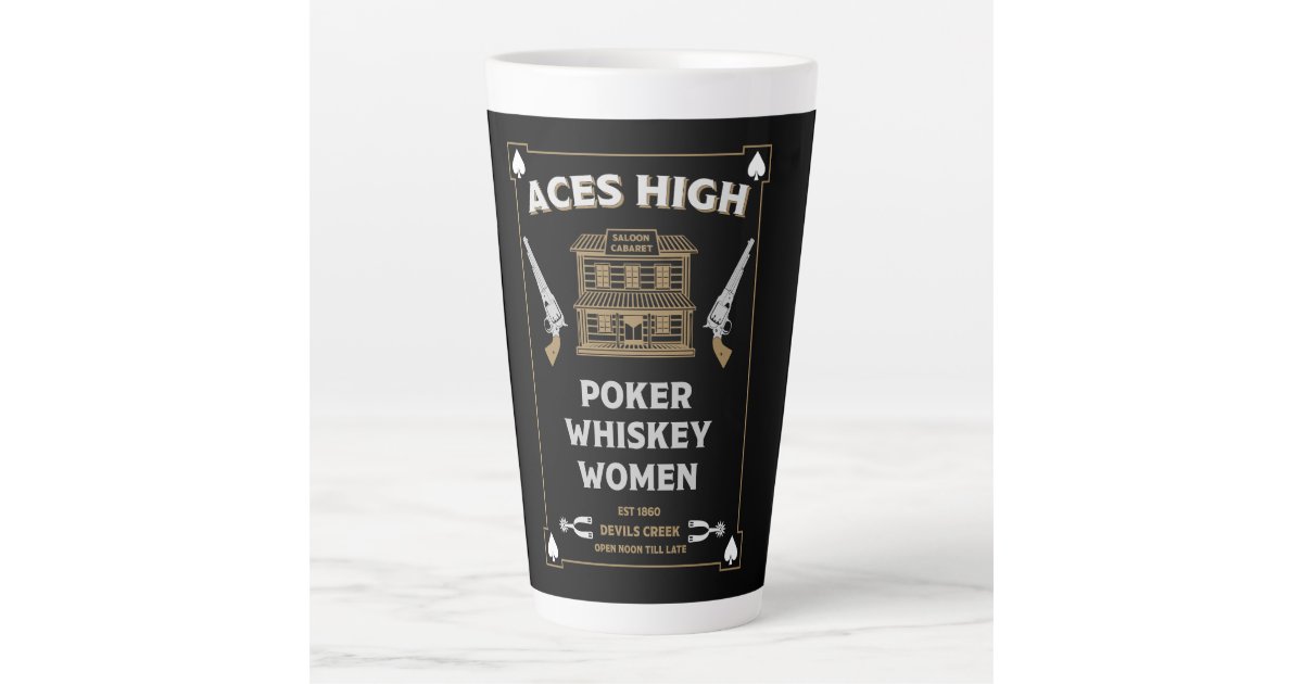 Cowboy American Frontier Saloon Latte Mug | Zazzle