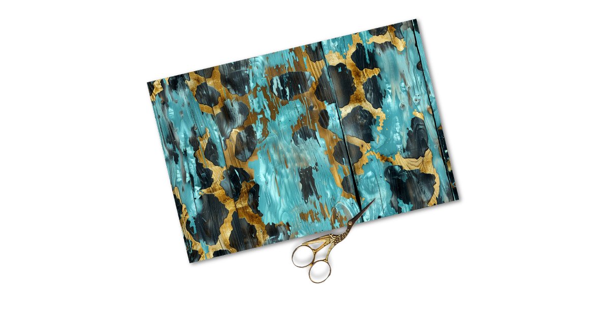 Cowgirl Rustic Western Country Wood Decoupage Tissue Paper | Zazzle