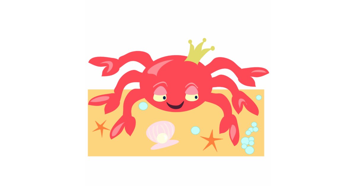 Crabby Cutout Fun Cartoon Crab Art Design Standing Photo Sculpture | Zazzle