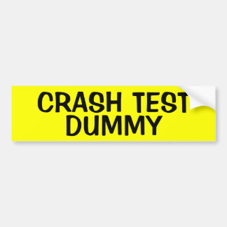 Crash Test Dummy Stickers & Labels | Zazzle UK