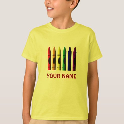 Crayon T-Shirts & Shirt Designs | Zazzle UK