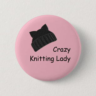 Knitting Badges & Pins | Zazzle UK