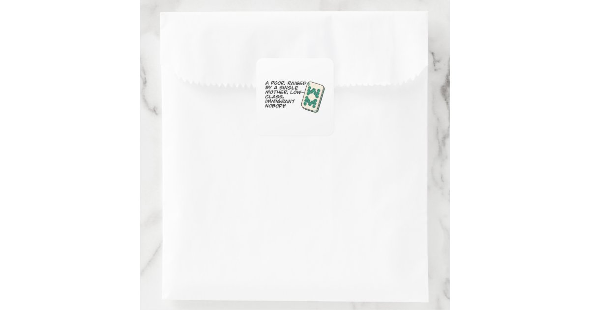 Crazy Rich Asians Mahjong scene quote Classic Square Sticker | Zazzle