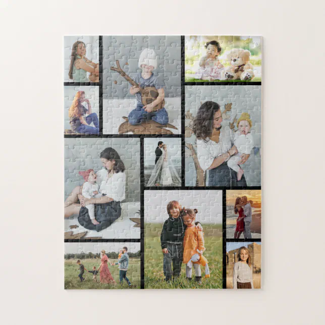 Create Your Own 11 Photo Collage Jigsaw Puzzle | Zazzle