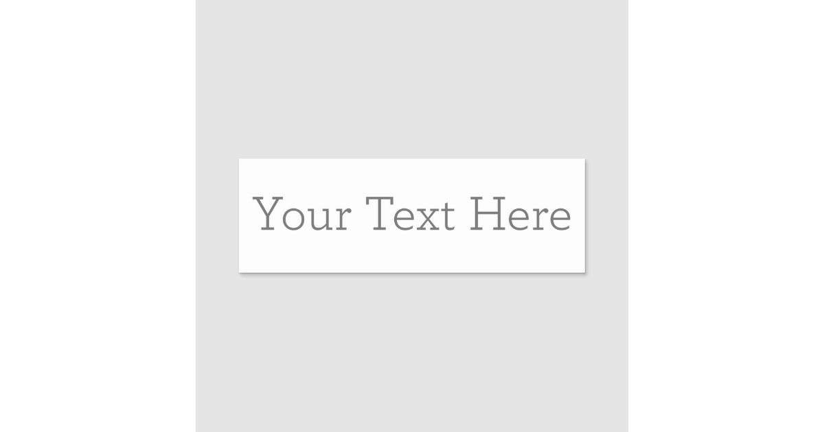 Create Your Own 3" X 1" Name Tag | Zazzle