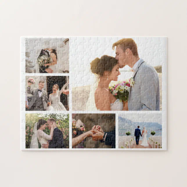 Create Your Own 6 Photo Collage Jigsaw Puzzle | Zazzle