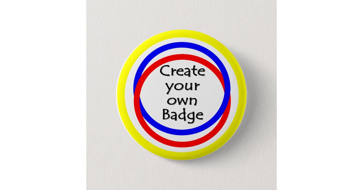 Create your own badge | Zazzle