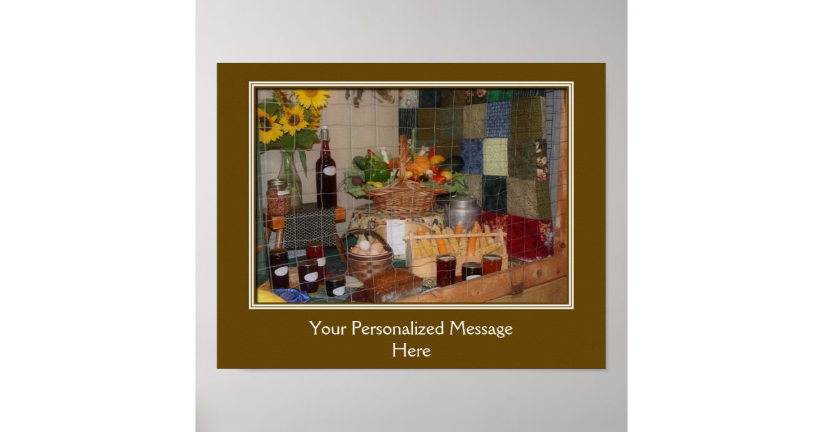 Create Your Own Country Fair Personalized Poster | Zazzle
