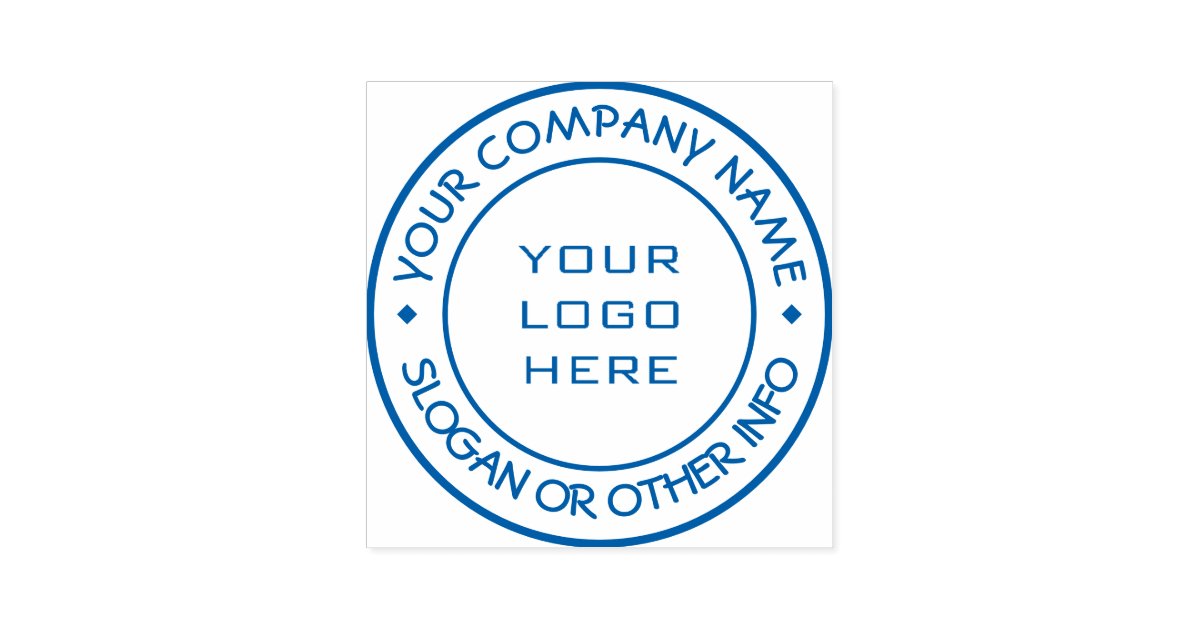 Create Your Own Custom Business Logo Self-inking S Self-inking Stamp ...