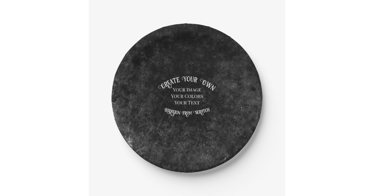 Create Your Own Custom Design Paper Plate | Zazzle