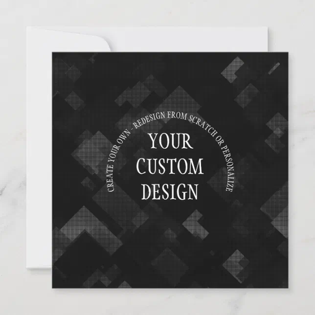 Create Your Own Custom Designed Flat Card | Zazzle