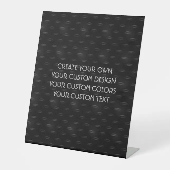 Create Your Own Custom Pedestal Sign | Zazzle