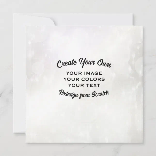 Create Your Own Custom Personalised Card | Zazzle