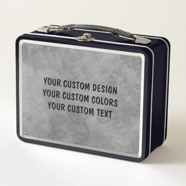 Create Your Own Custom Personalised Metal Lunch Box | Zazzle