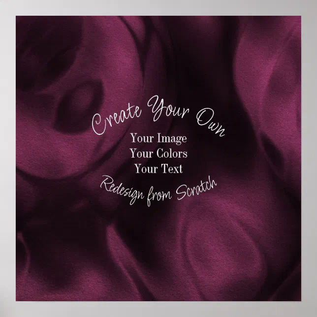 Create Your Own Custom Personalised Poster | Zazzle