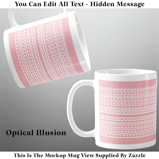 Create Your Own Custom Short Hidden Message 099WP Coffee Mug | Zazzle