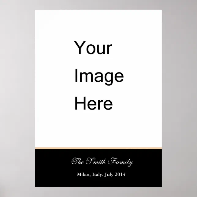 Create your own, customise Zazzle template Poster | Zazzle