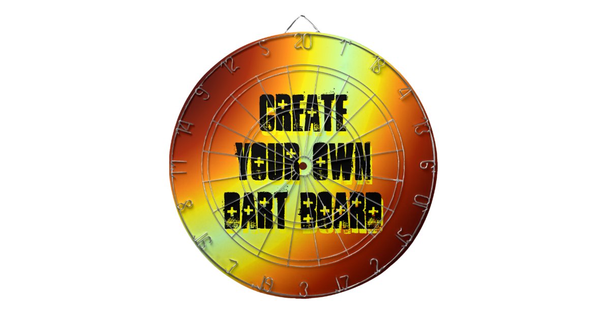 Create Your Own Dart Board | Zazzle