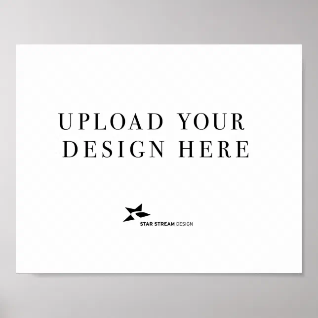 Create Your Own Design Landscape Poster | Zazzle